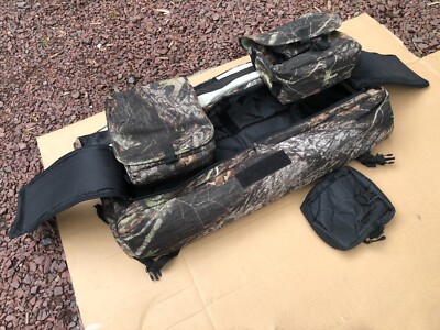 Kolpin Universal ATV Rear Rack Pack Seat Soft Storage CAMO Cargo Bag ...