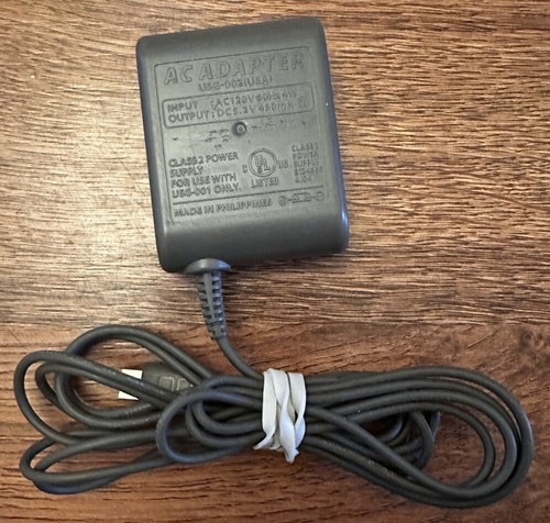 Nintendo DS Lite Charger AC Adapter OEM Grey Authentic USG-003 Tested ...