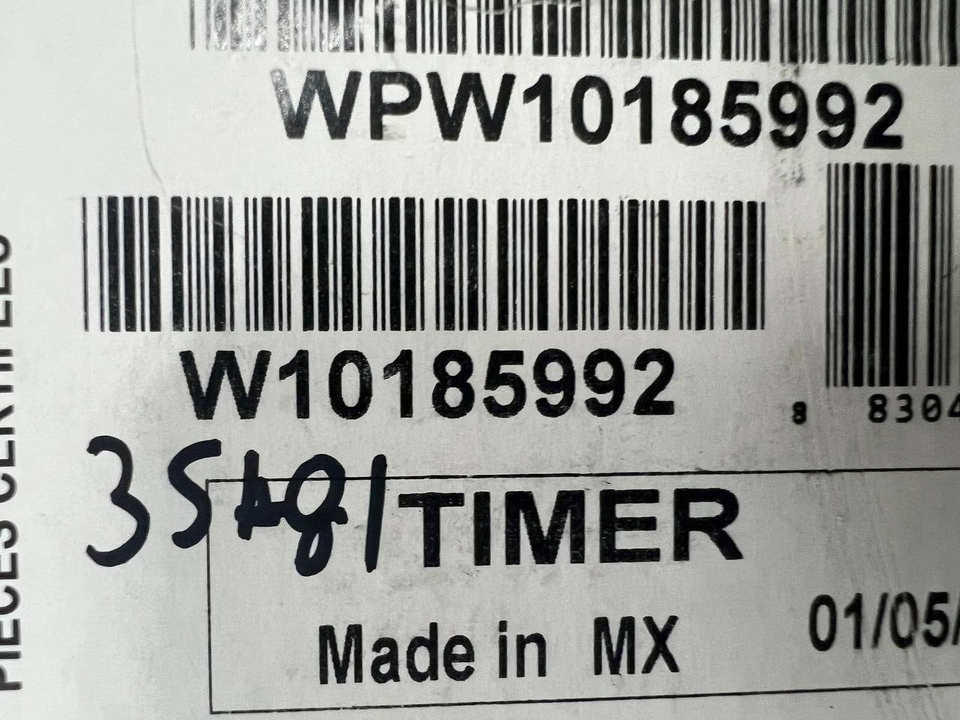 Genuine OEM Whirlpool Dryer Timer W10185992 | eBay