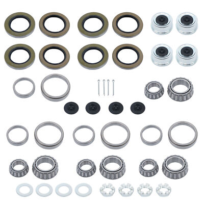 4Sets Trailer Bearing Kit 25580/25520 15123/15245 w/ Seals For 5200 ...