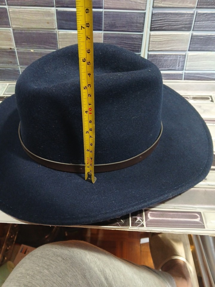 Scala Classics Hat Dorfman Pacific Four Seasons Wool Felt Outback Sz L ...