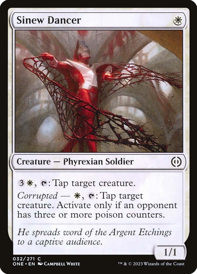 MTG Magic the Gathering Sinew Dancer (32/530) Phyrexia All Will Be One ...