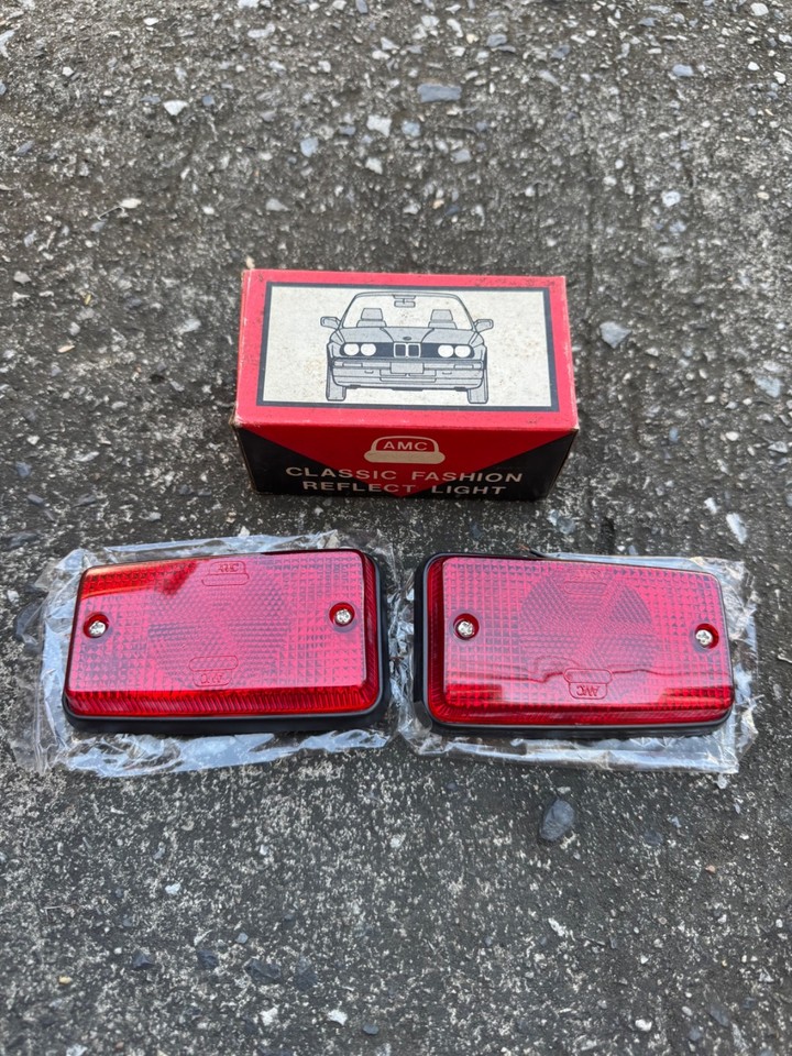 BMW e21 e28 e30 Side Red Marker Lights New | eBay