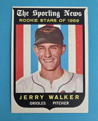 1959 Topps RC #144 Jerry Walker Baltimore Orioles BASEBALL Card I8 | eBay