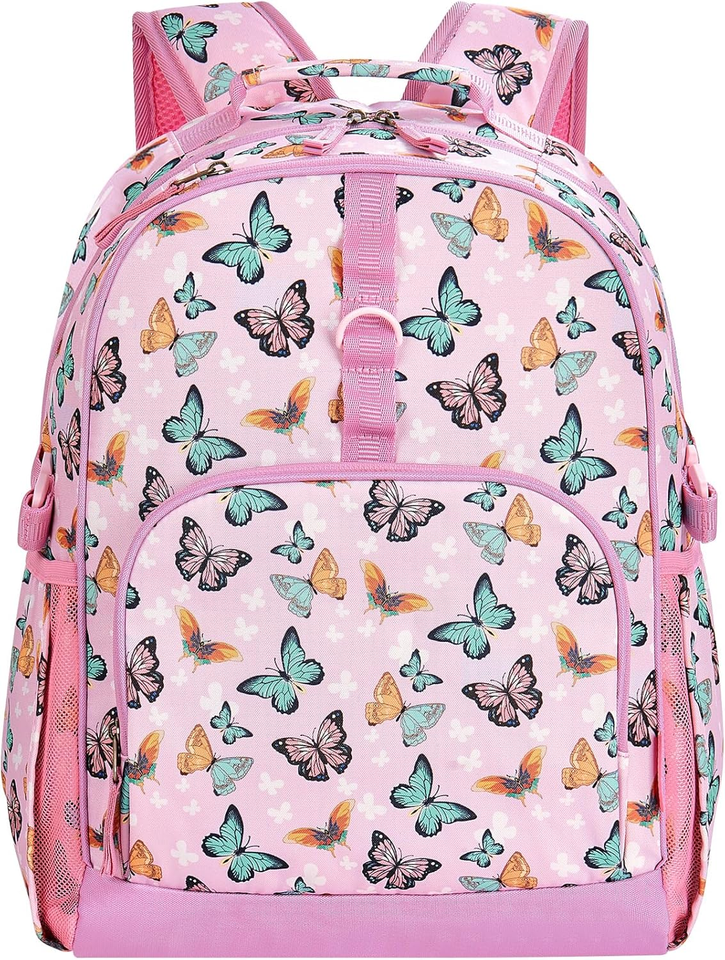 Butterfly Backpack for Girls, Elementary School Backpack for Girls Ages ...