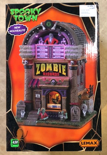 Lemax, Spooky Town, "Zombie Records" 2021 MIP Exclusive New | eBay