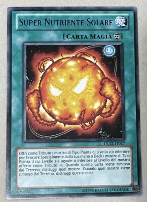 Super Solar Nutrient (Purple) (ITALIAN) Duelist League DL12-EN017 IT017 ...