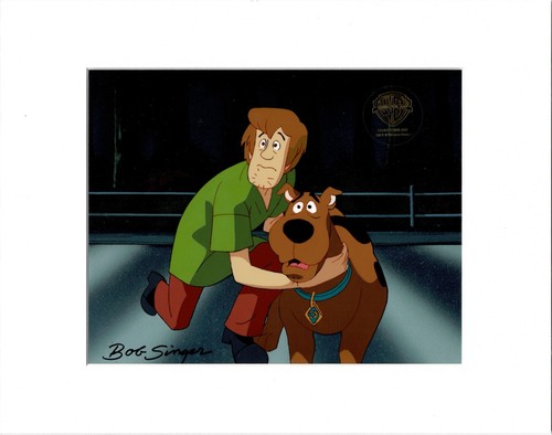 Scooby Doo Production Animation Art Cel Hanna Barbera 1999 SIGNED Bob ...