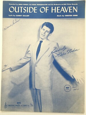 Outside of Heaven Sammy Gallop Chester Conn Vintage Sheet Music 1952 | eBay