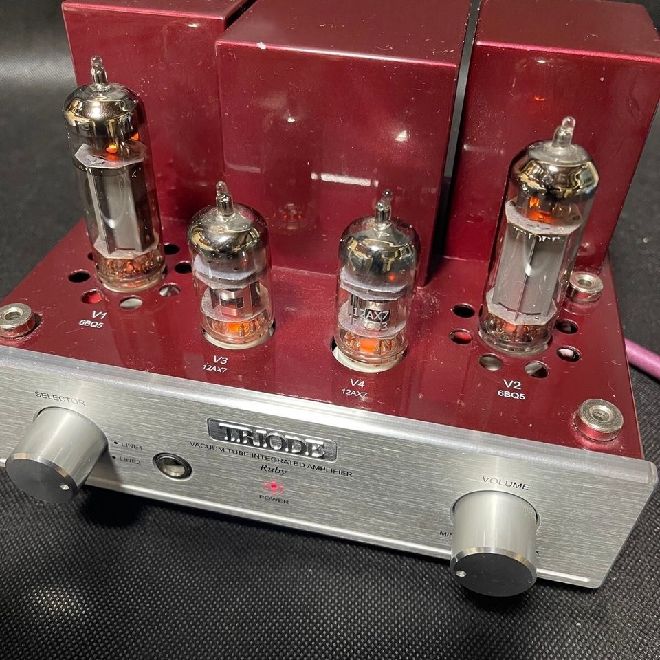 TRIODE Ruby Vacuum Tube Amplifier w/ Cable Used Tested | eBay