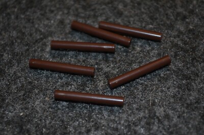 6 ~ Dark Brown #3 Round Rod Brick Bricks ~ Lego ~ NEW | eBay