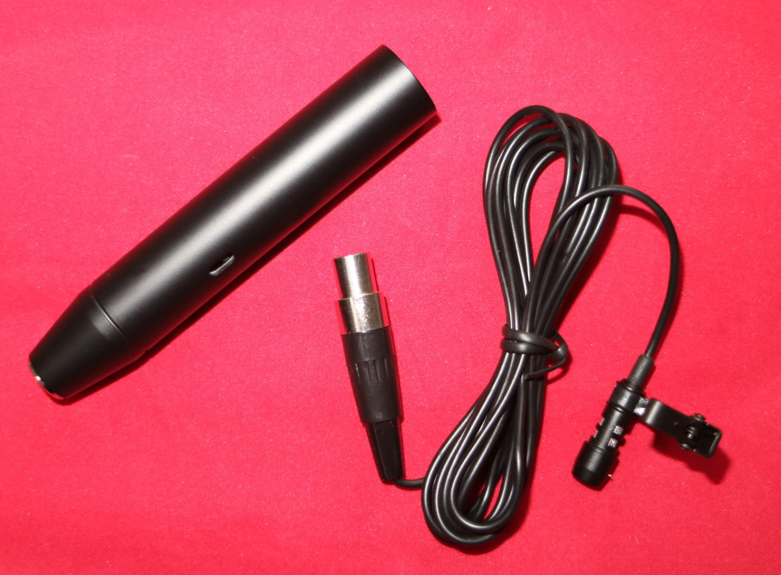 mini 3pin Lapel Lavalier Microphone For AKG + XLR 3Pin Phantom Power ...