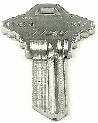 1 New Schlage SC7 1145F "F" 5 Cut Key Blank Blanks Various Commercial ...