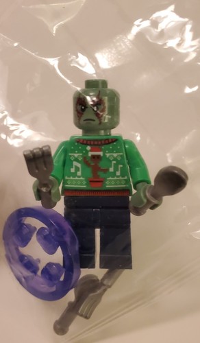 DRAX holiday Sweater 76231 Guardians Galaxy Marvel LEGO Minifigure ...