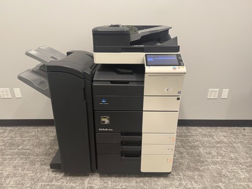 Konica Minolta Bizhub 558e Copier Printer Scanner Fax/ Only 52k Meter ...