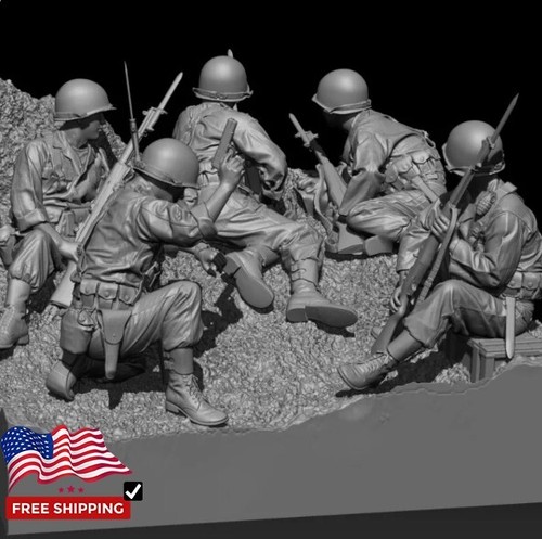 1/35 Resin Figure Model Kit Historical Miniature Toys Soldiers Set | eBay
