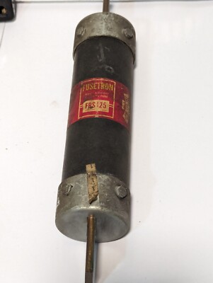 Bussmann FRS-125 fuse, 125A, class K9, time delay, Fusetron | eBay