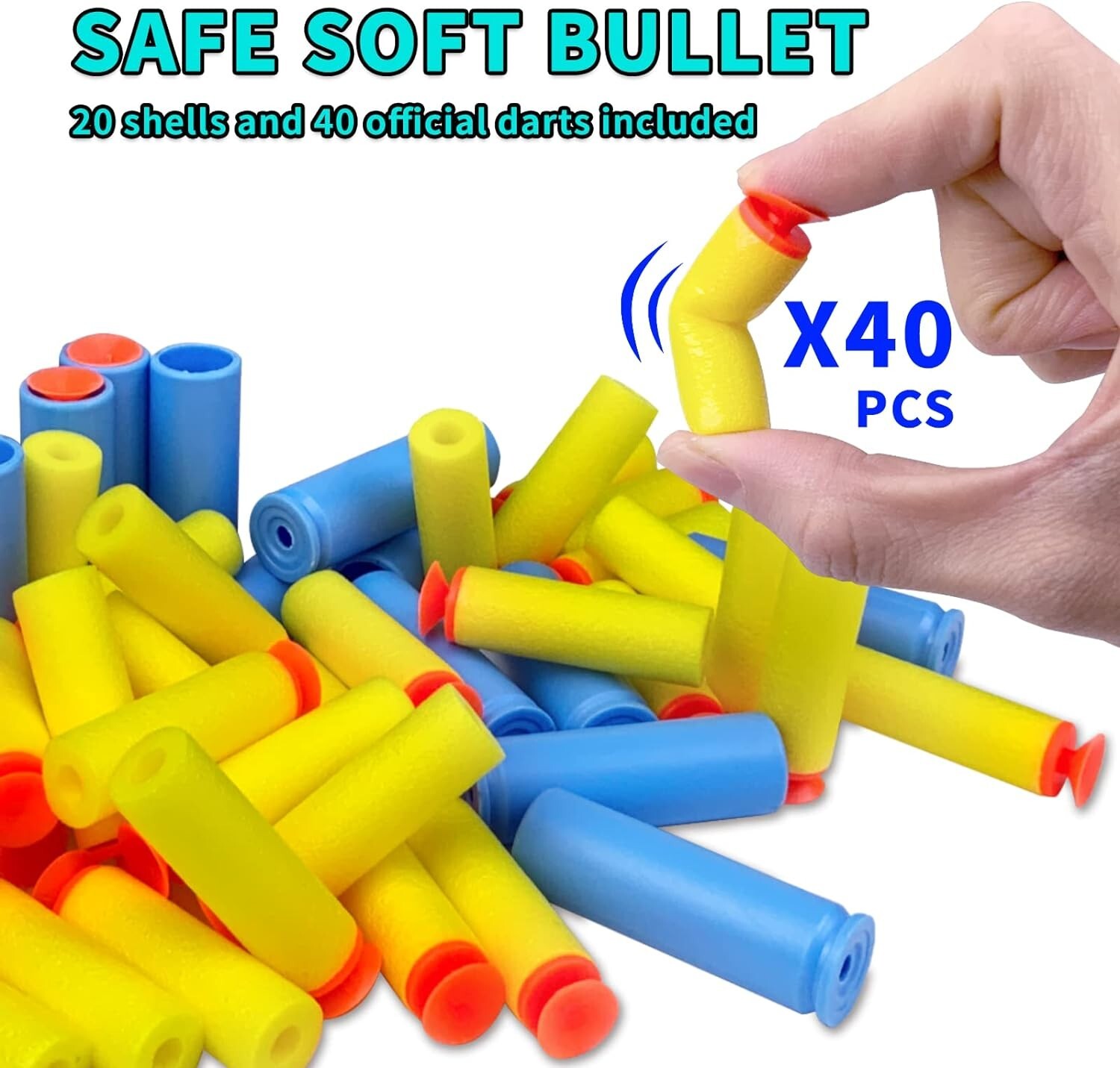 AGM MASTECH Shell Ejection Toy Rifle Lever Action Shotgun Toy Soft ...