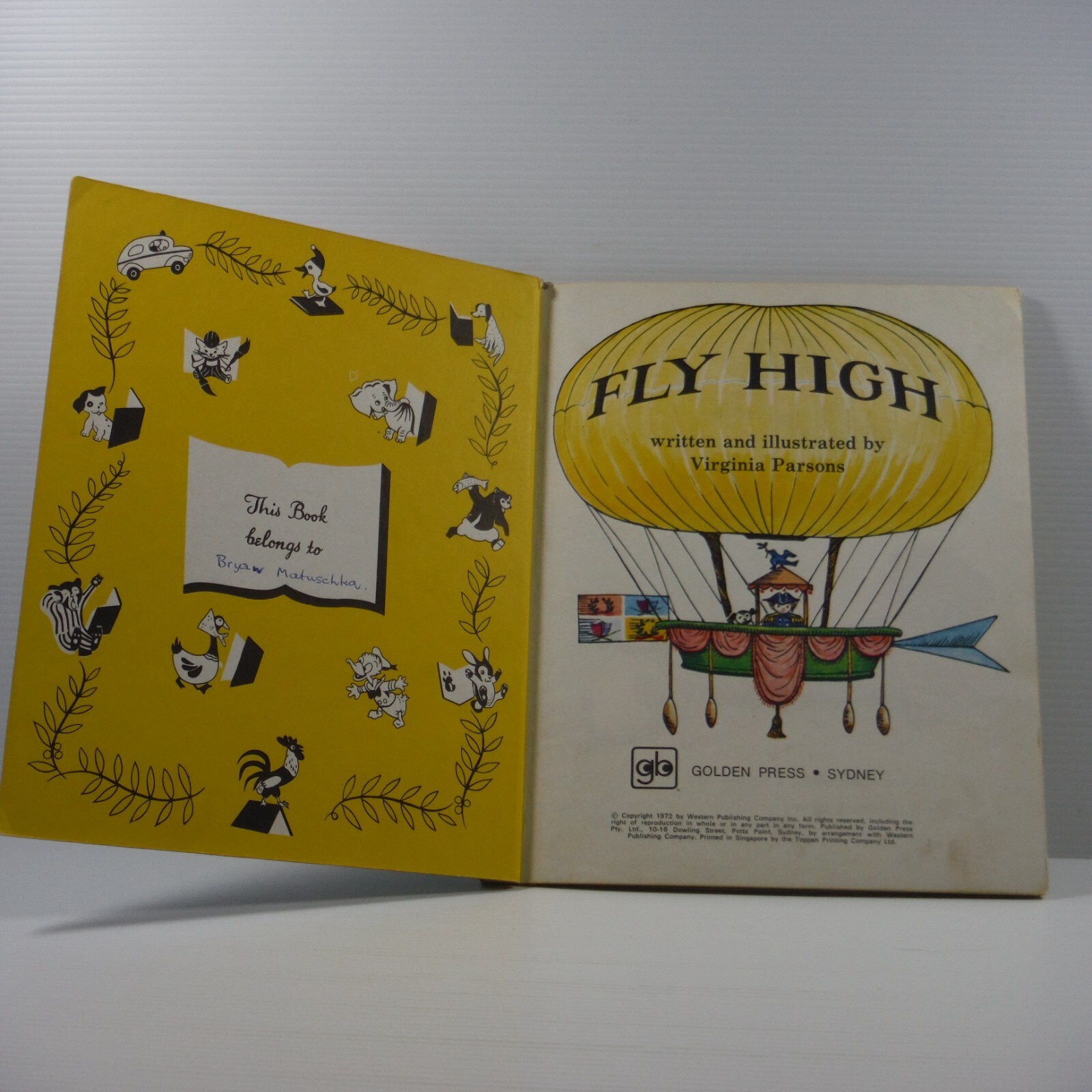 Fly High by Golden Press HB Vintage 1972 Little Golden Book LGB ...