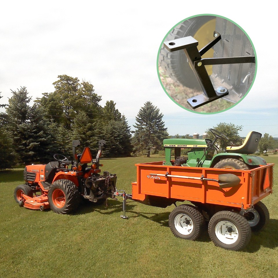 Trailer Hitch for Lawn Mower, Garden Tractor Lawnmower Trailer ...