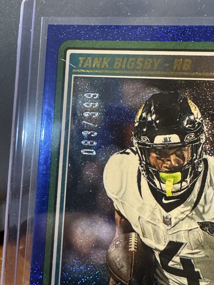 2025 Score - Tank Bigsby #121 Blue Sparkle 083/399 Jacksonville Jaguars ...