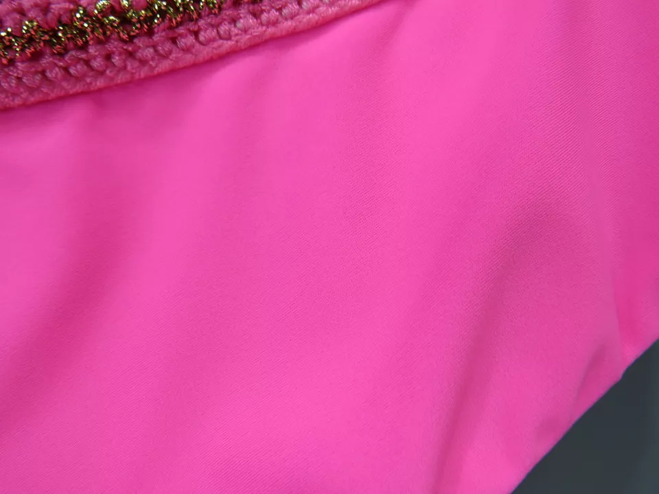 Ramy Brook NEON PINK Riley One Shoulder Bikini Swim Top, US Medium | eBay