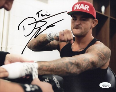Dustin Poirier autographed inscribed 8x10 photo UFC JSA COA The Diamond ...