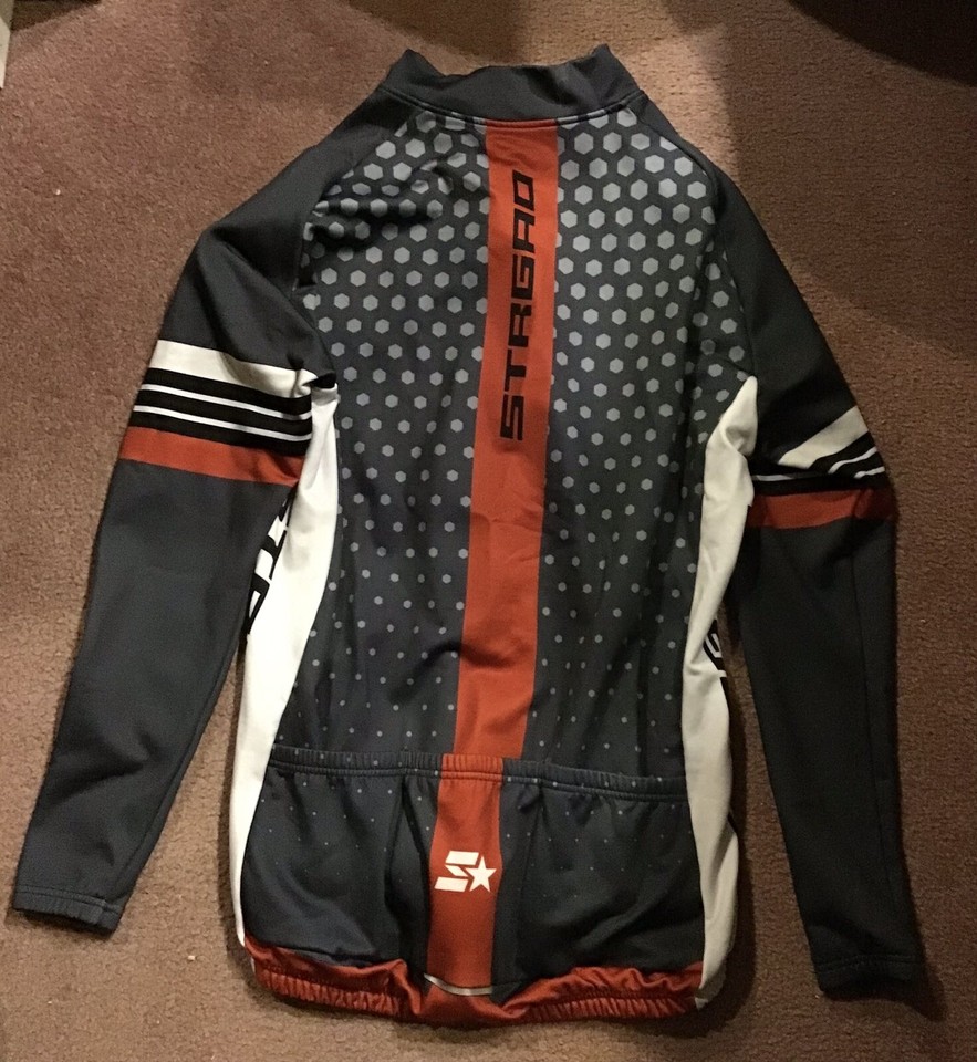 Strgao Bicycle Bike Cycle Racing Race Jacket Coat Mens XL Polyester ...