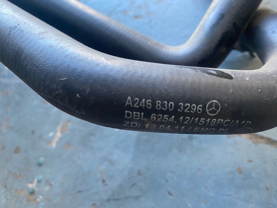 A2468303096 Mercedes W176 W246 A B Class pipe hose tube coolant ...