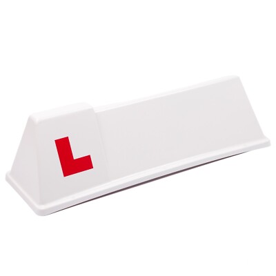 Lettercraft SOM 2 White - Magnetic Driving School Instructor Learner ...