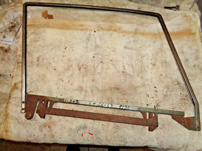 Door Window Glass Frame, LH Original w/Sash & upper channel. 56-62 ...