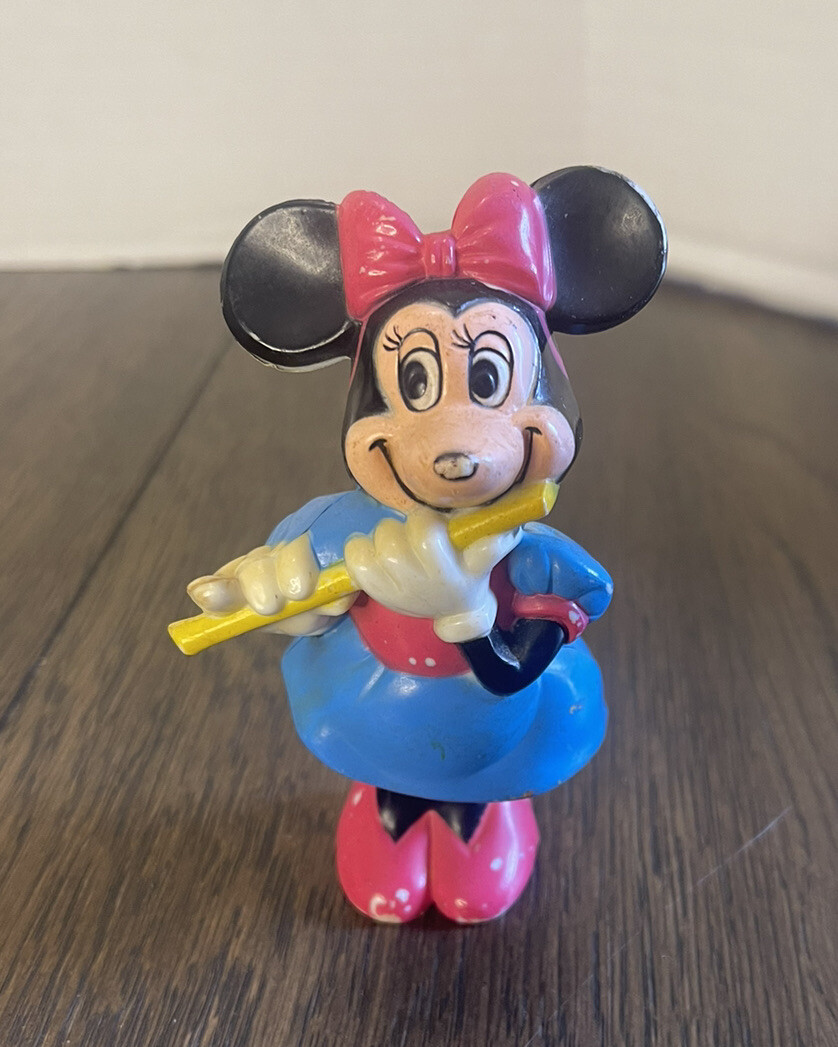 VINTAGE - Walt Disney Minnie Mouse Plastic Toy Marching Band Flute | eBay
