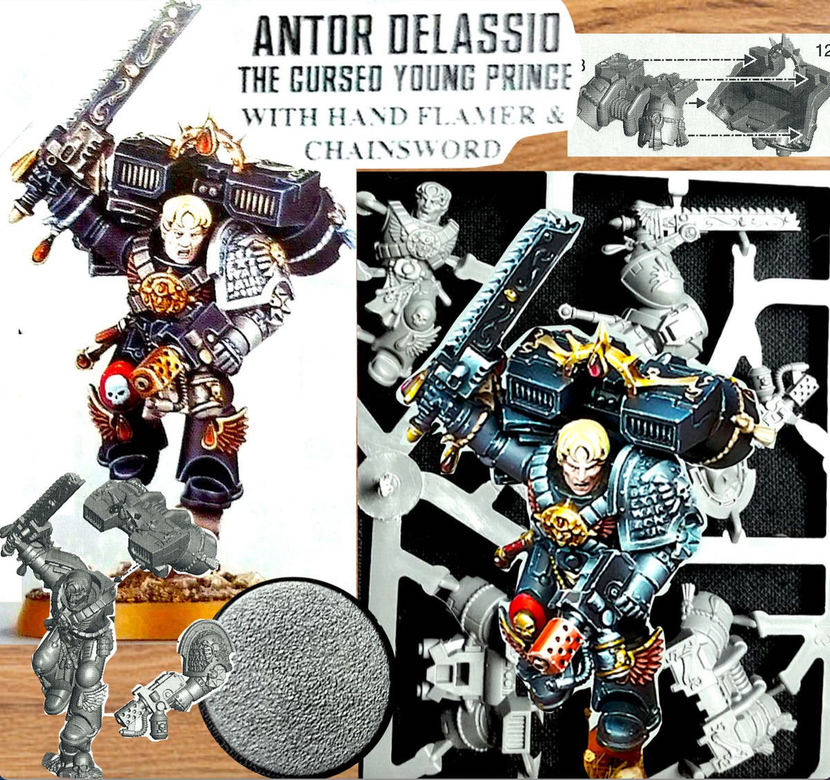 Aingeal Dorcha 40k Ealaín