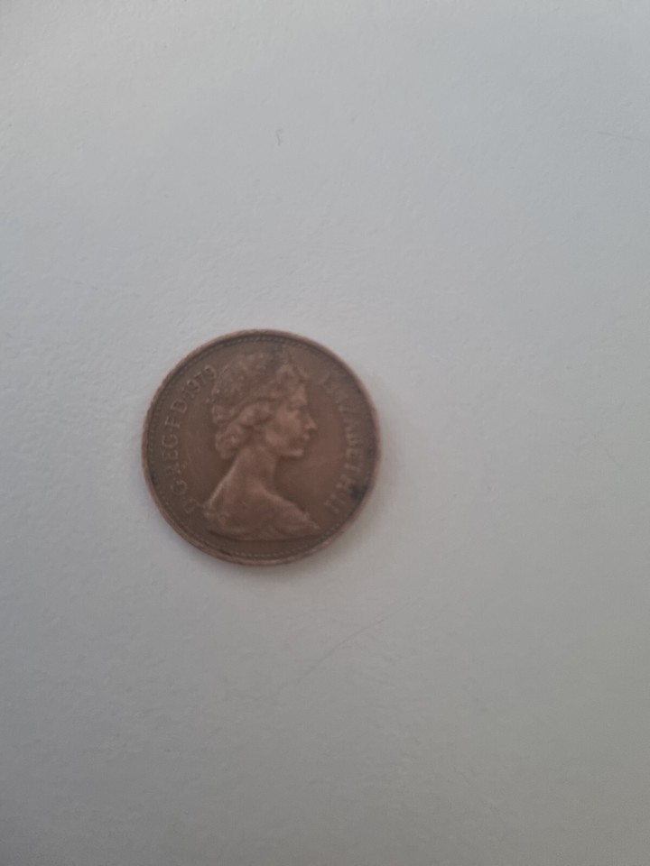 VERY RARE 1p Coin - 1979 - NEW PENCE One Penny - LUCKY COIN ...