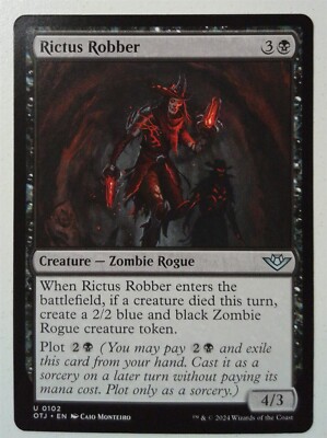 Rictus Robber *Uncommon* Magic MtG x1 OTJ Outlaws of Thunder Junction ...