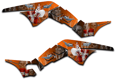 HONDA TRX250R GRAPHICS DECAL KIT AMERICAN HERO TRX 250 R STICKER PINUP ...