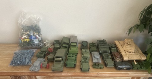 Vintage MPC Tim Mee Toys Processed Plastic Army Jeeps Trucks Tank Green ...
