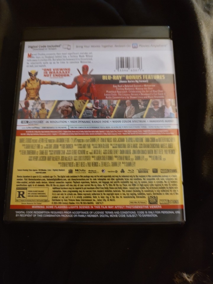 Deadpool and Wolverine (Read Details!) 4K UHD + digital code Blu-ray | eBay