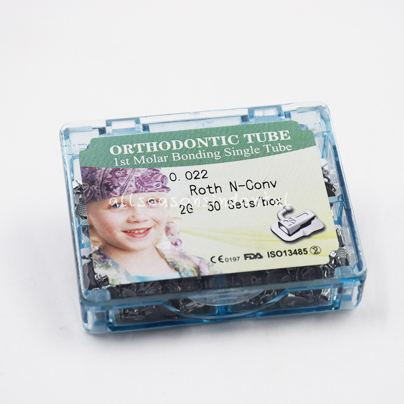 200 Pc Orthodontic Split 1st Molar Buccal Tube Roth 022 Non-Convertible ...