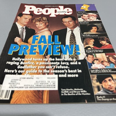 People Weekly Magazine September 3, 1990 Fall Preview | eBay