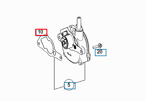 A2712380380 Gasket genuine Mercedes-Benz part for sale online | eBay