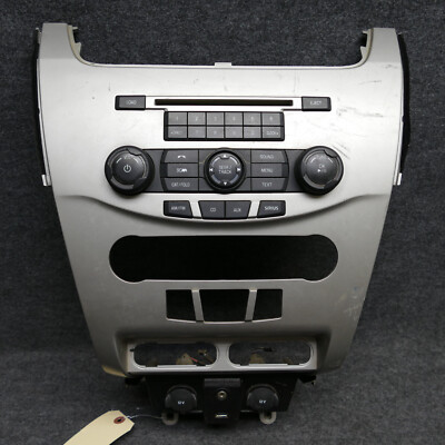 2010-2011 Ford Focus Radio Bezel w/ Faceplate Controller Panel Silver ...