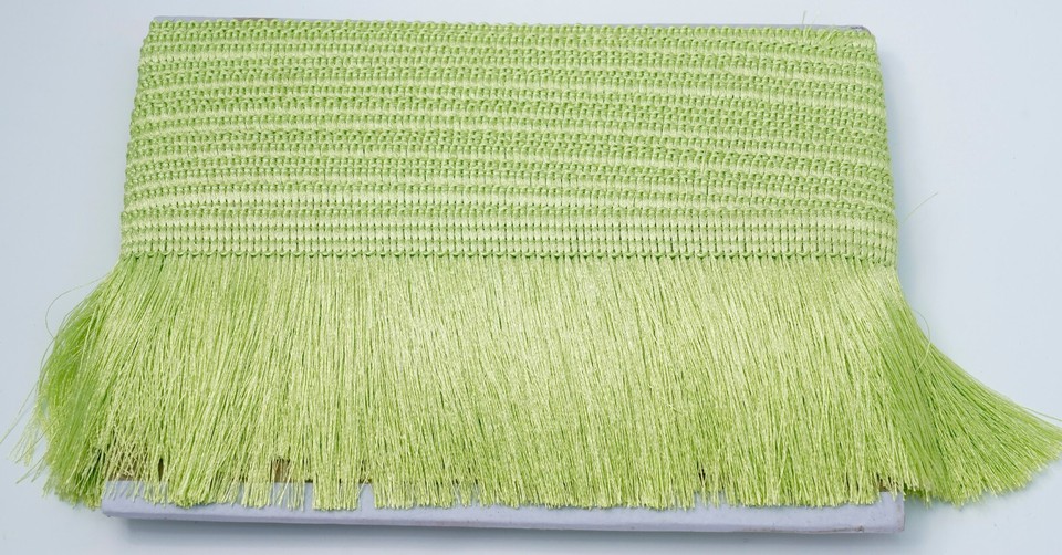 2Y 4 IN Silky Feather Fringe Trimming Braid Wedding Embellish Lace ...