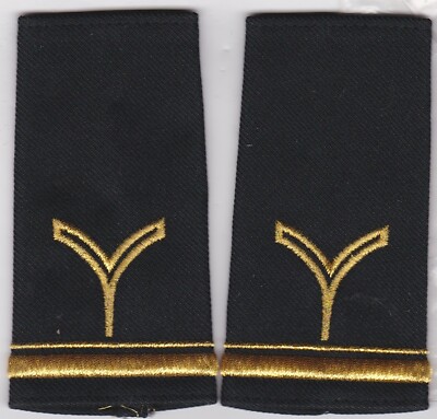 Recent Issue unknown Army Cadet Soft Shoulder Boards Rank Insignia Pair ...
