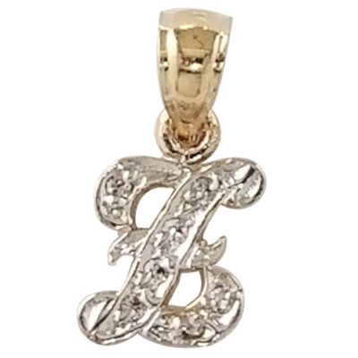 14K Gold Initial Letter Z Pendant Charm Initial Pendant Necklace - INT ...