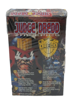 Judge Dredd The Epics 90 Card Base Set 1995 MISB Edge Superhero Villain ...