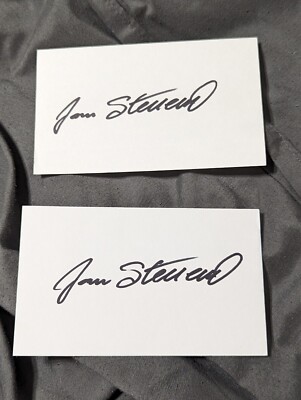 BOGO!! Jan Stenerud Autograph Signed 3 x 5 Hall of Fame | eBay