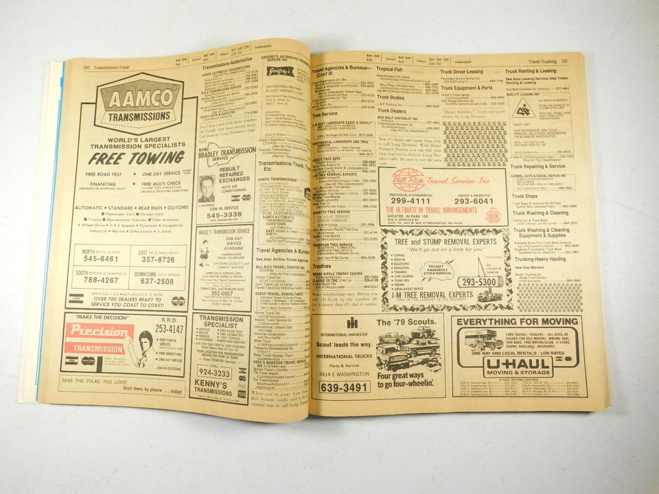 Vintage 1979 Community North Indiana Bell Phonebook | eBay