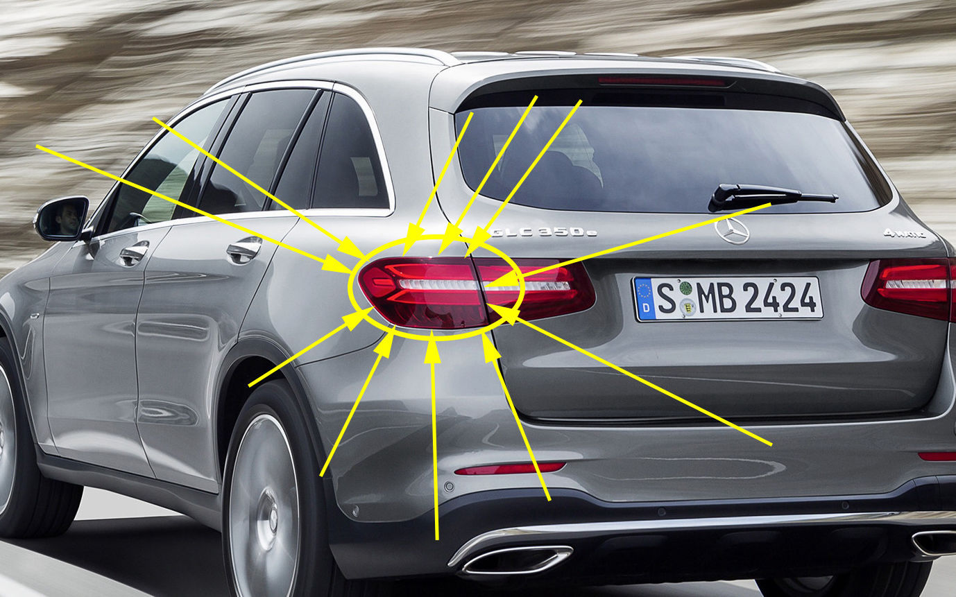 Genuine Mercedes-Benz Tail Lamp Assembly 2539061100 OEM for sale online ...