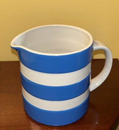 Original TG Green Cornishware Blue White 5” Jug Pitcher Excellent! | eBay